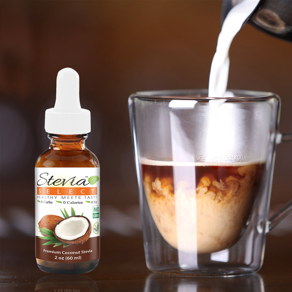 Stevia Liquid Coconut Sweet Drops | Premium Stevia Flavor-No bitter ...