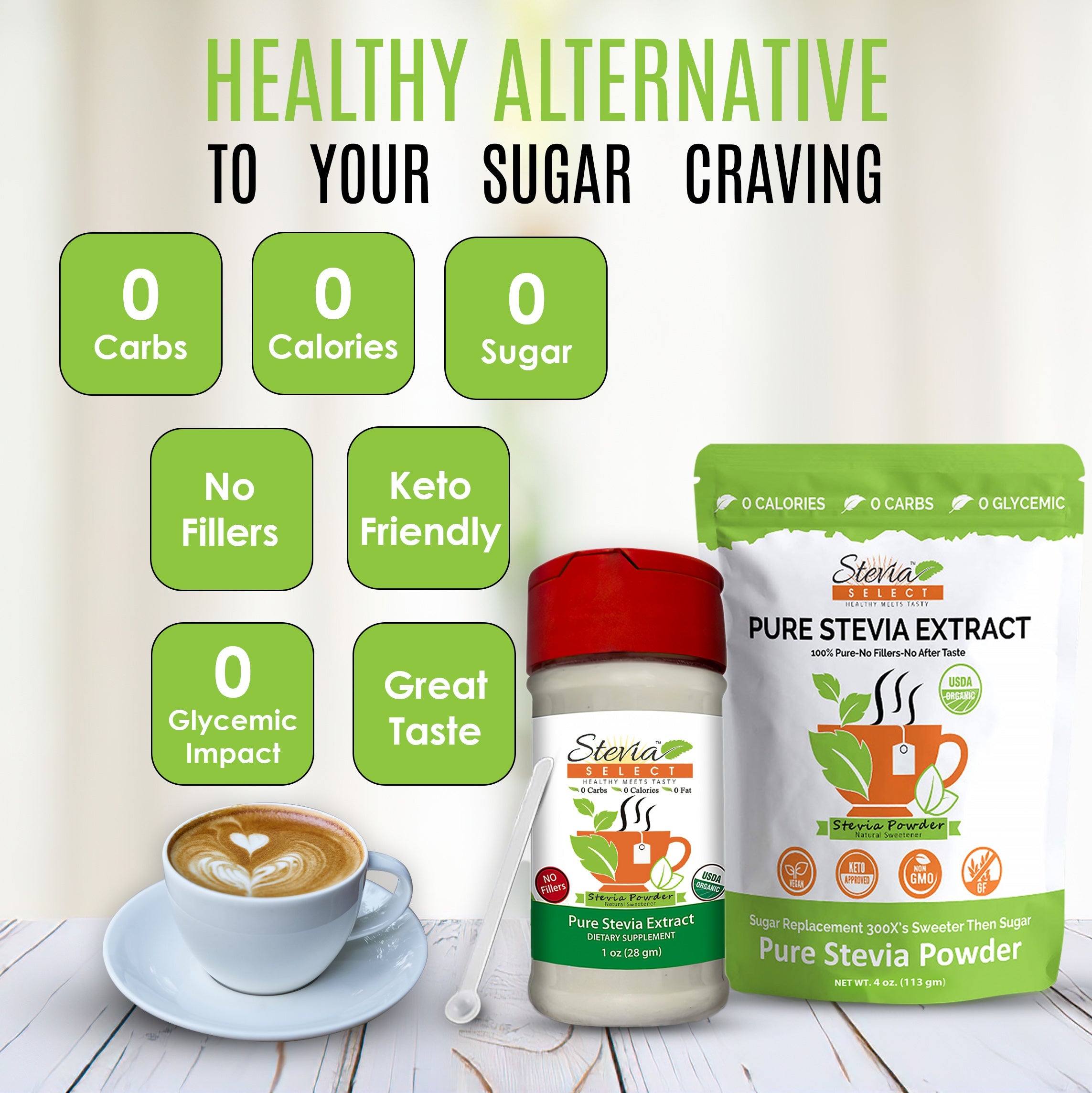 #1 Rated Pure Stevia | Natural Stevia Sweetener | Stevia Select ...